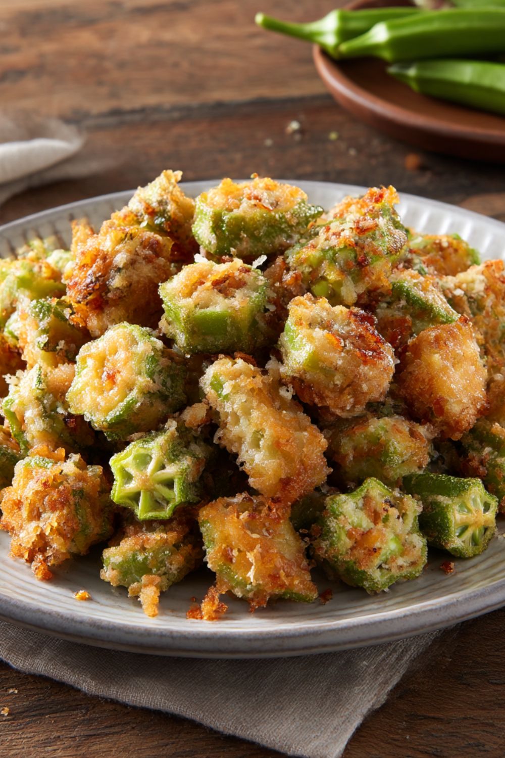 Paula Deen Fried Okra Recipe - Sandra Kitchen