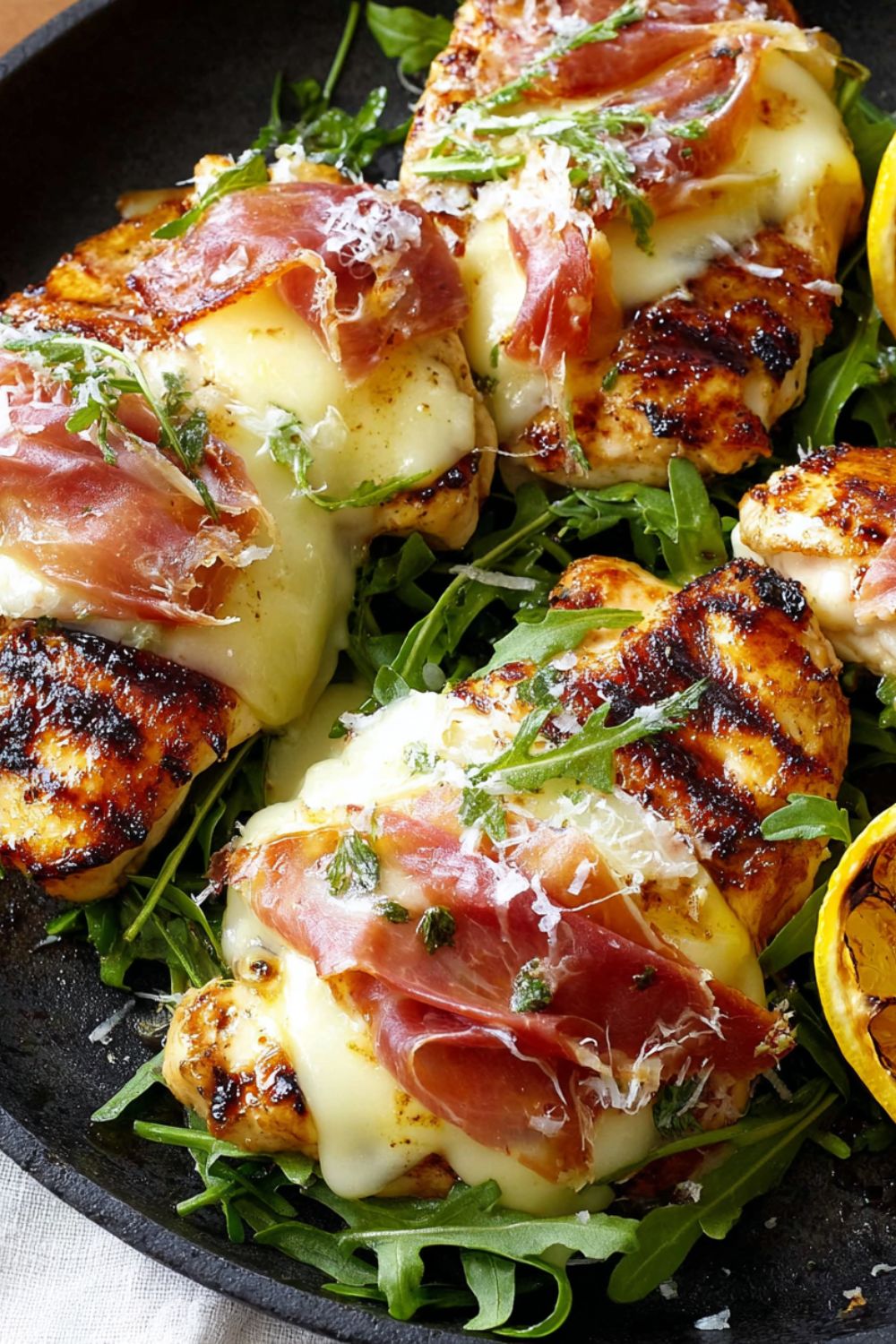 Bobby Flay Grilled Chicken Cordon Bleu Recipe - Sandra Kitchen