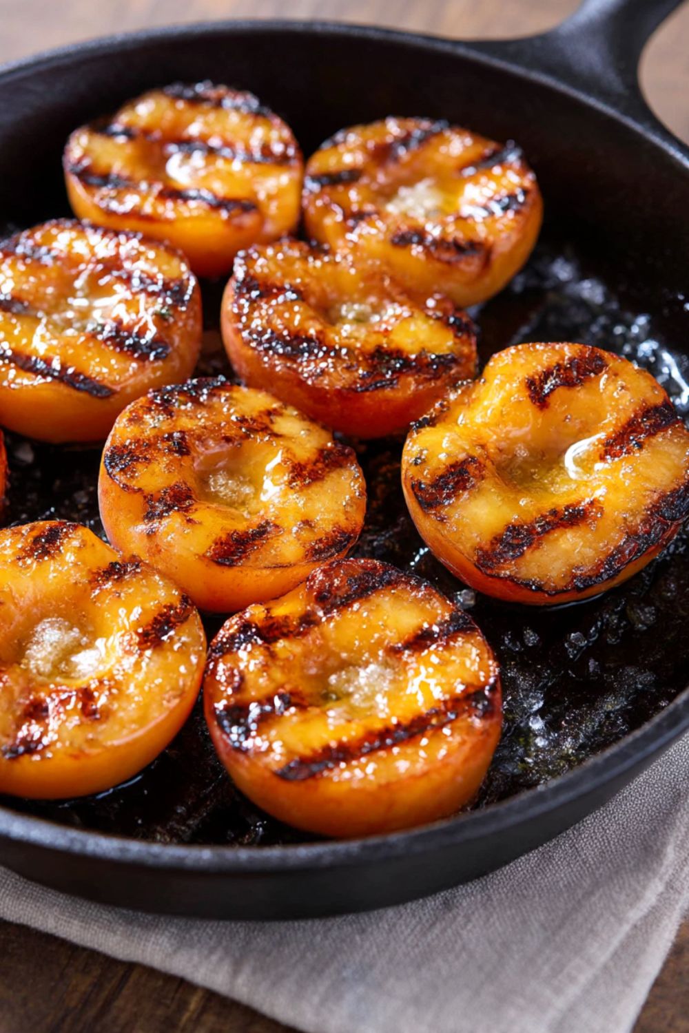 Bobby Flay Grilled Peaches Recipe - Sandra Kitchen
