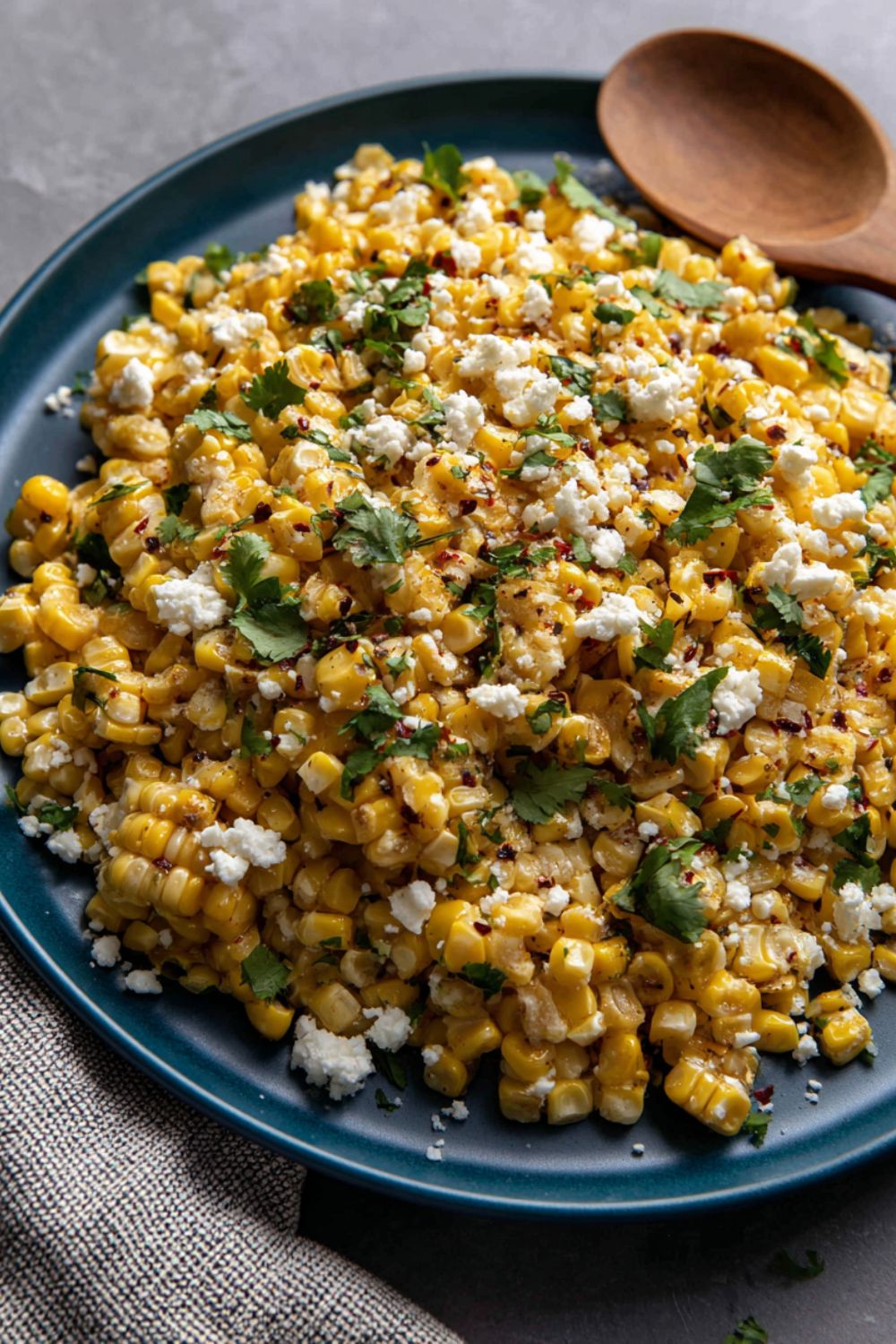 Bobby Flay Grilled Corn Salad with Lime, Red Chili and Cotija Recipe ...