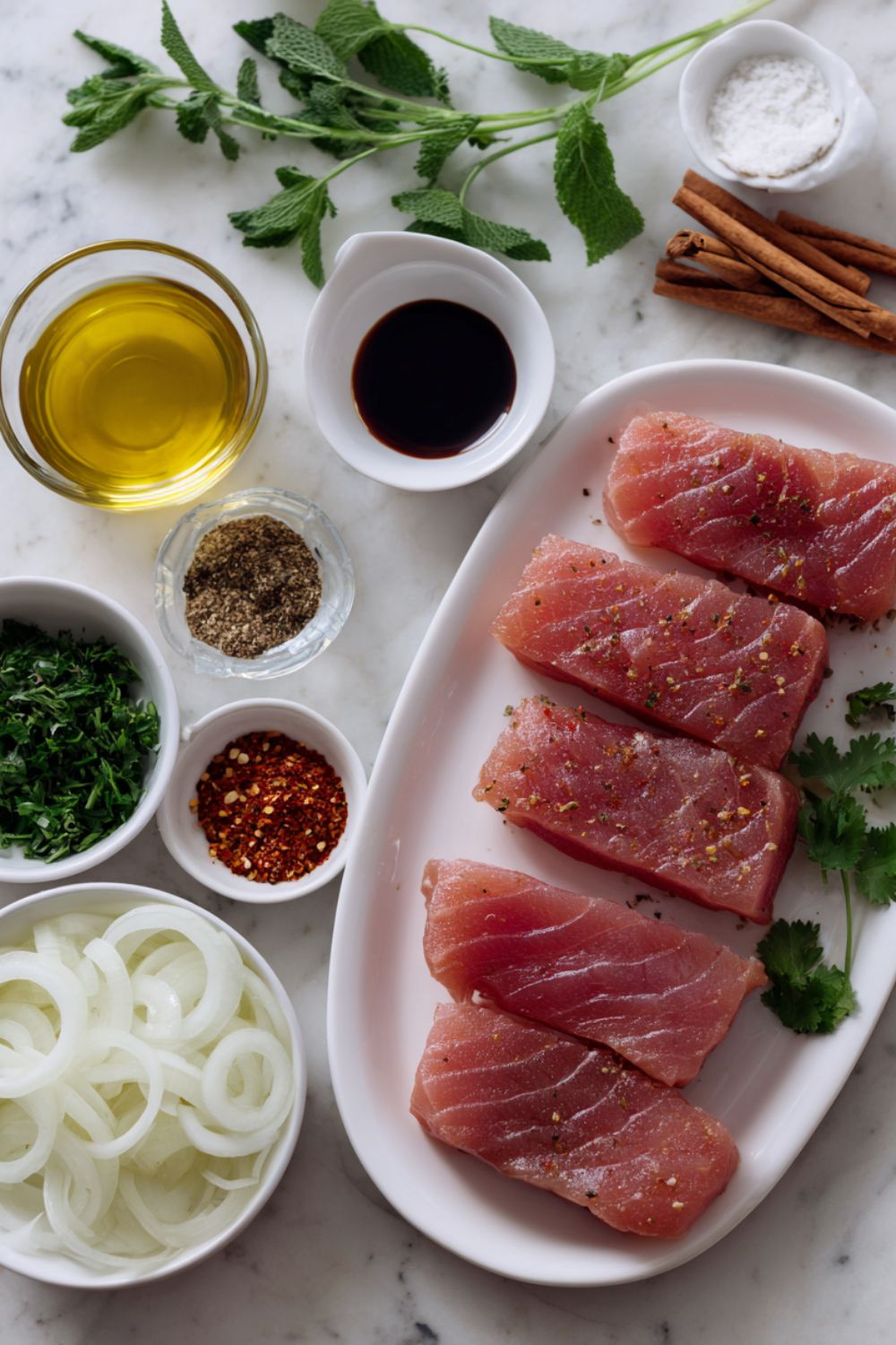 Bobby Flay Grilled Tuna Steak Recipe - Sandra Kitchen