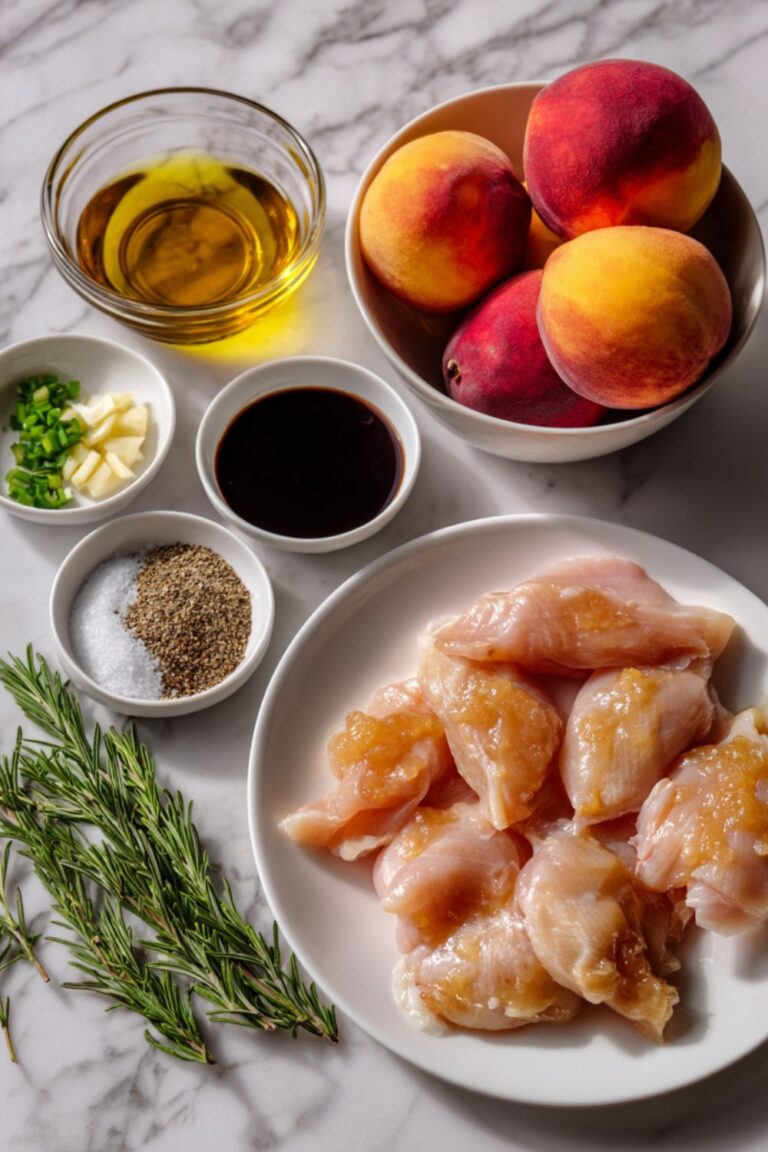 Bobby Flay Peach Chicken Recipe - Sandra Kitchen