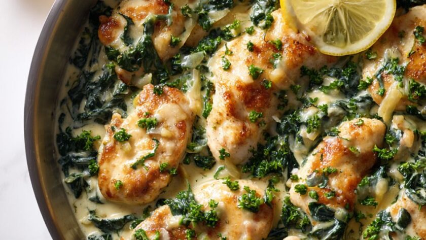 Joanna Gaines Chicken Florentine Recipe - Sandra Kitchen