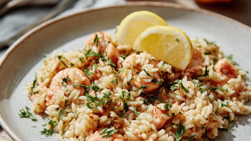 Joanna Gaines Salmon and Orzo Recipe - Sandra Kitchen